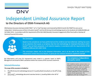 Assurance Statement - Shrimp Module